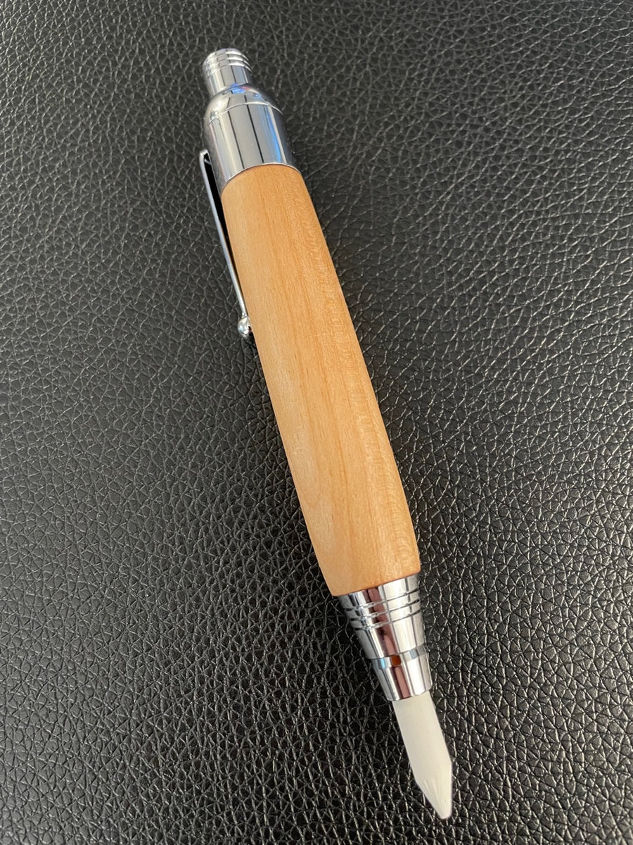 Chalk/Pen/Pencil Combo (Big Leaf Maple Wood) – Hanna Woodworking