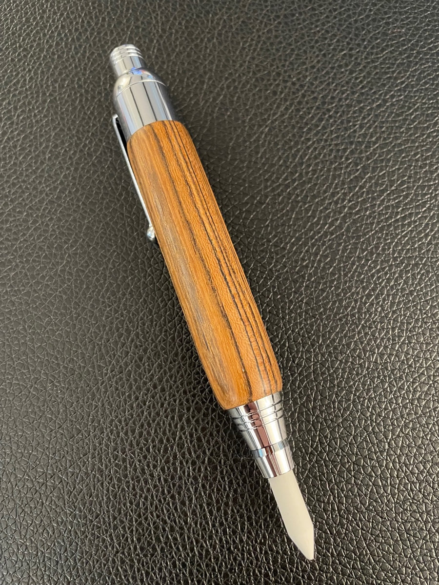 Chalk/Pen/Pencil Combo (Bocote Wood) – Hanna Woodworking